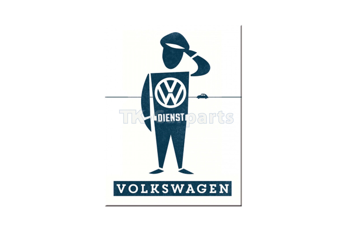 VW Magnet VW Dienst Mann